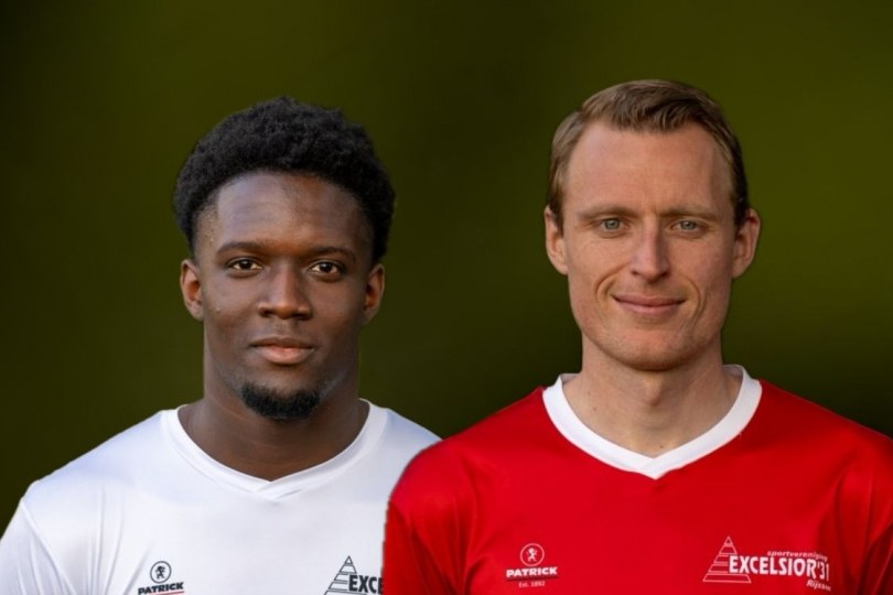 Amos Wesseh en Michel Gerritsen Mulkes maken in het seizoen 2024/2025 ...